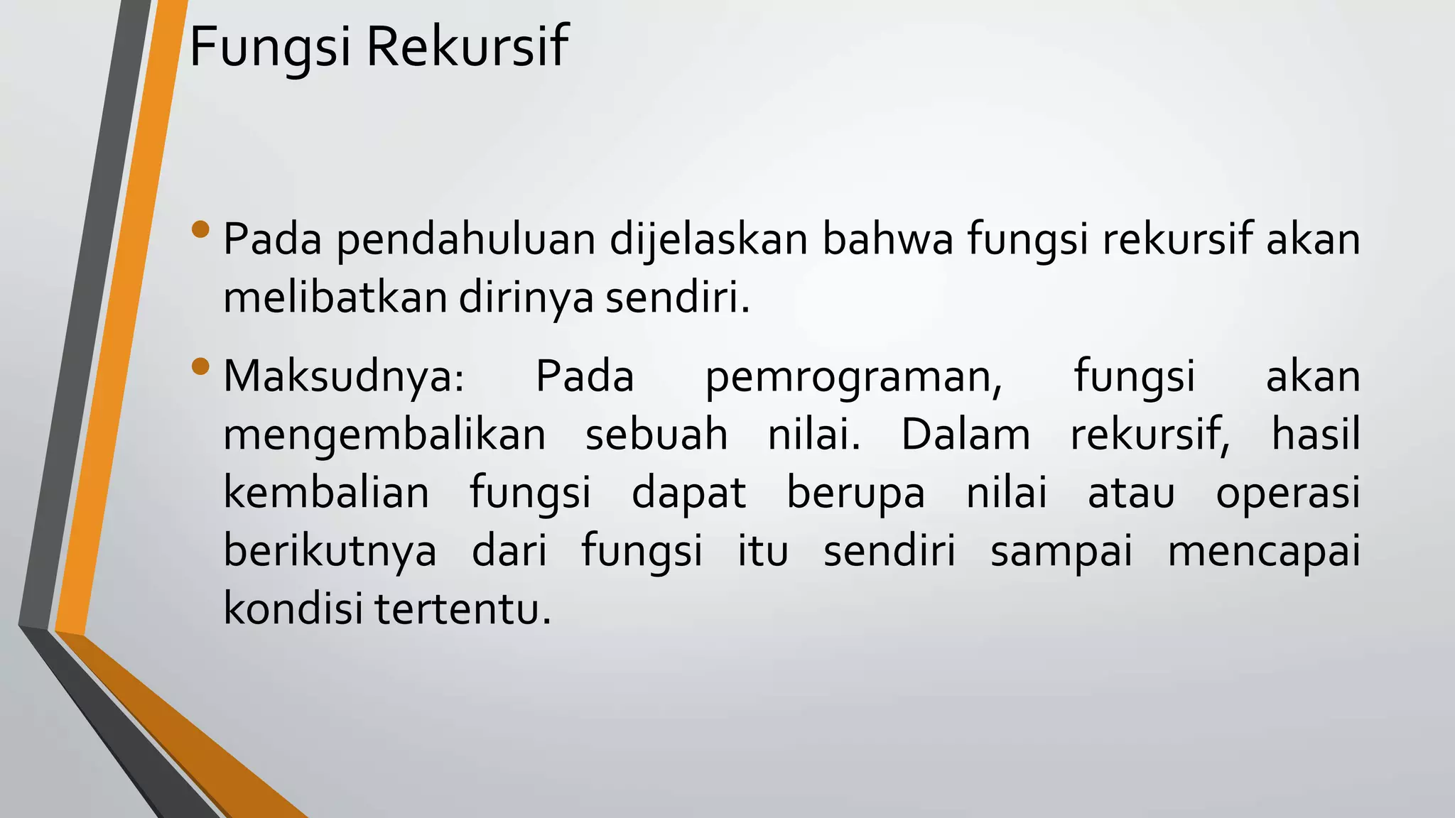 Algoritma Rekursif Pptx