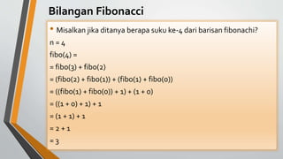 Algoritma rekursif | PPTX