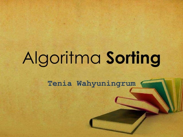 Algoritma sorting | PPTX