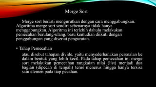 Algoritma_Sorting Pengolahan CItra Digit | PPT