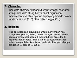 ALGORITMA DAN PEMROGRAMAN TINGKAT DASAR UNTUK KELAS X SMK REKAYASA PERANGKAT LUNAK | PPTX