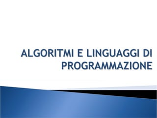 Algoritmi | PPT