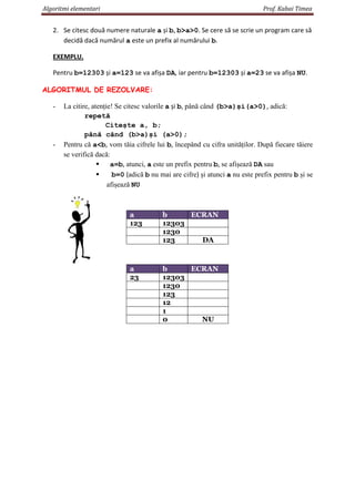 Algoritmi elementari(1) | PDF