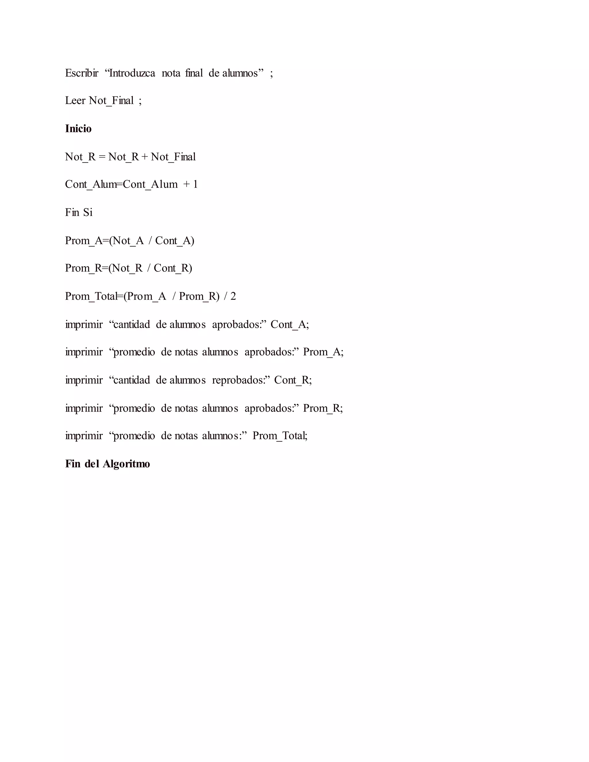 Ejercicios de Estructuras repetitivas | PDF