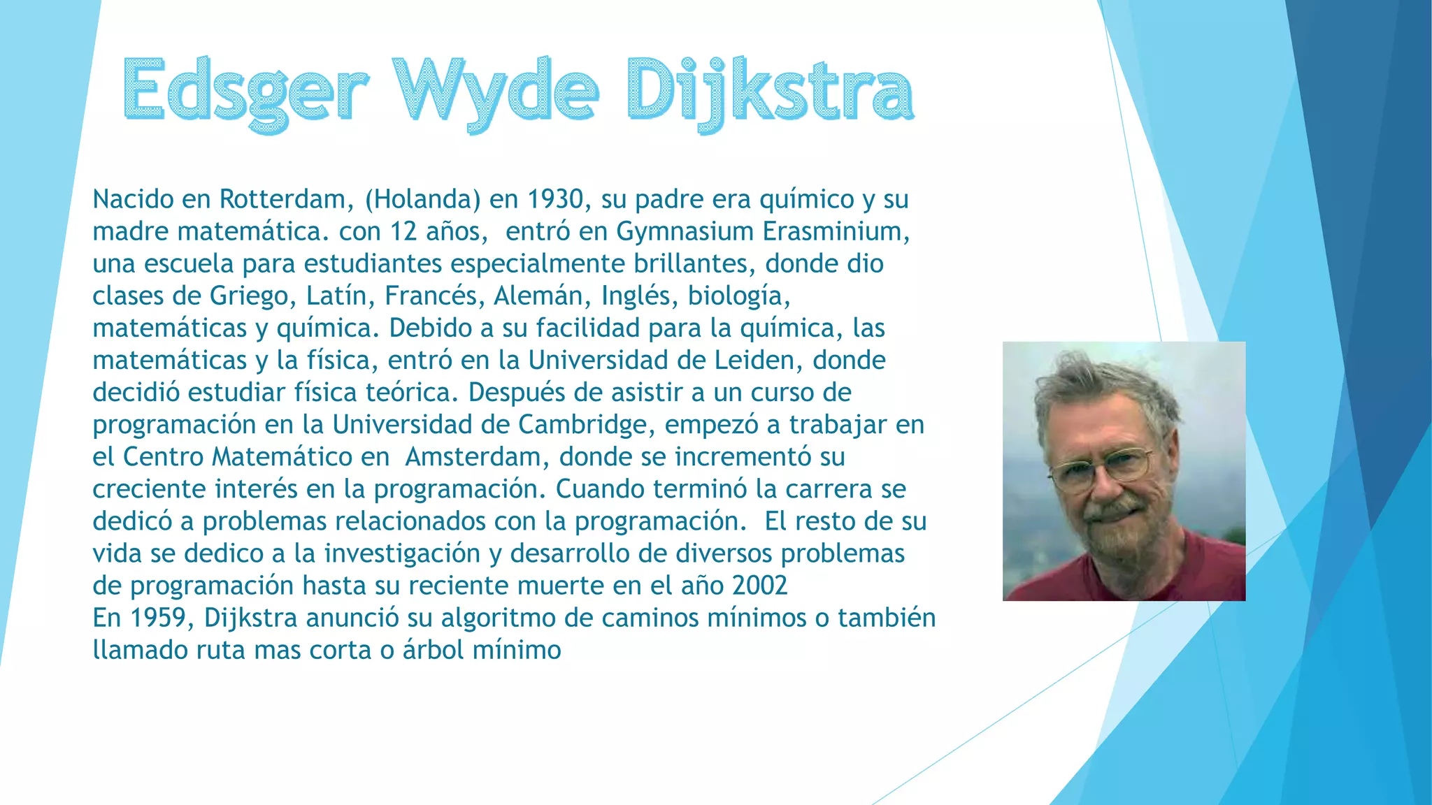 Algoritmo de dijkstra | PPT