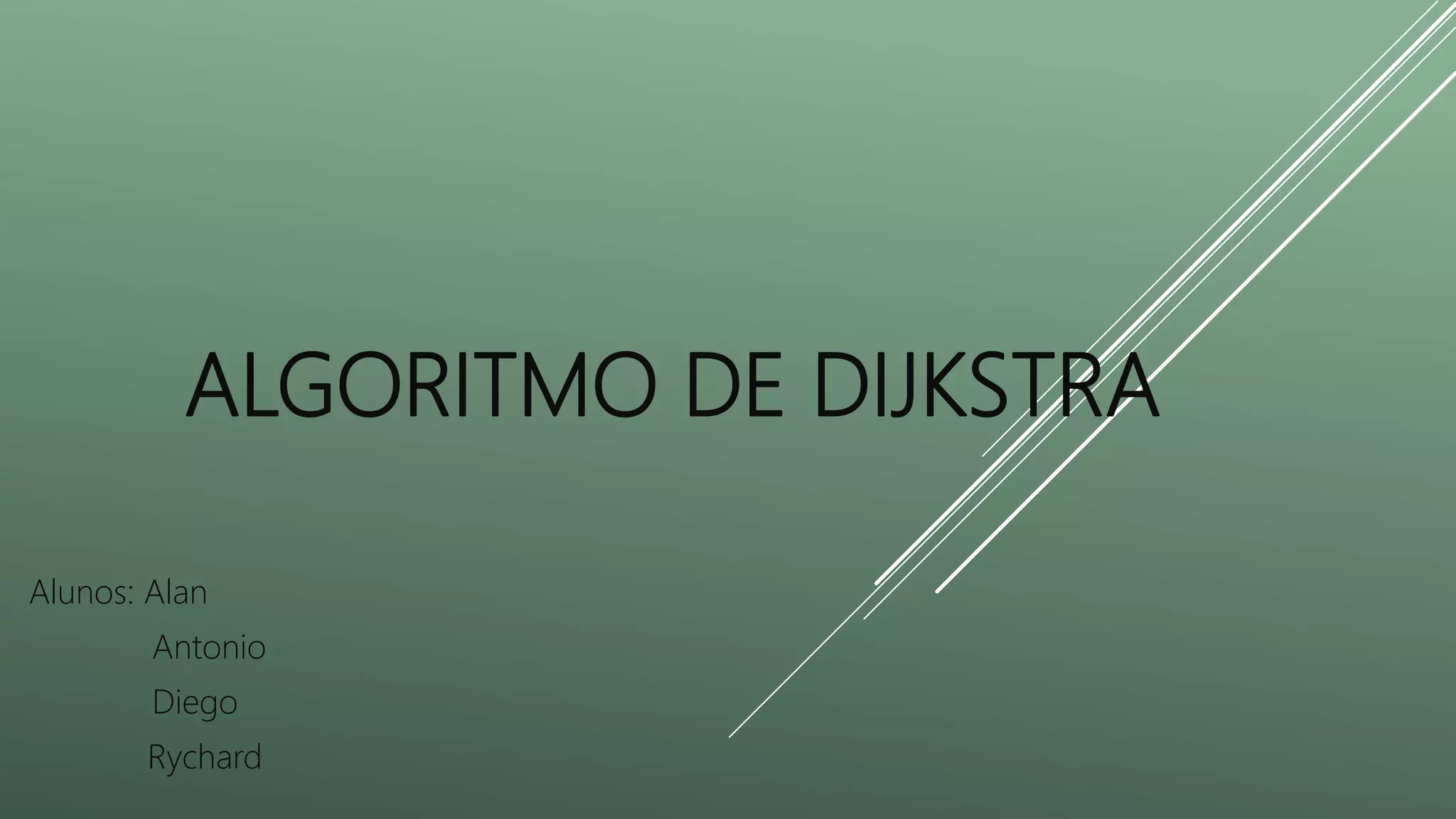 Algoritmo de dijkstra | PPT