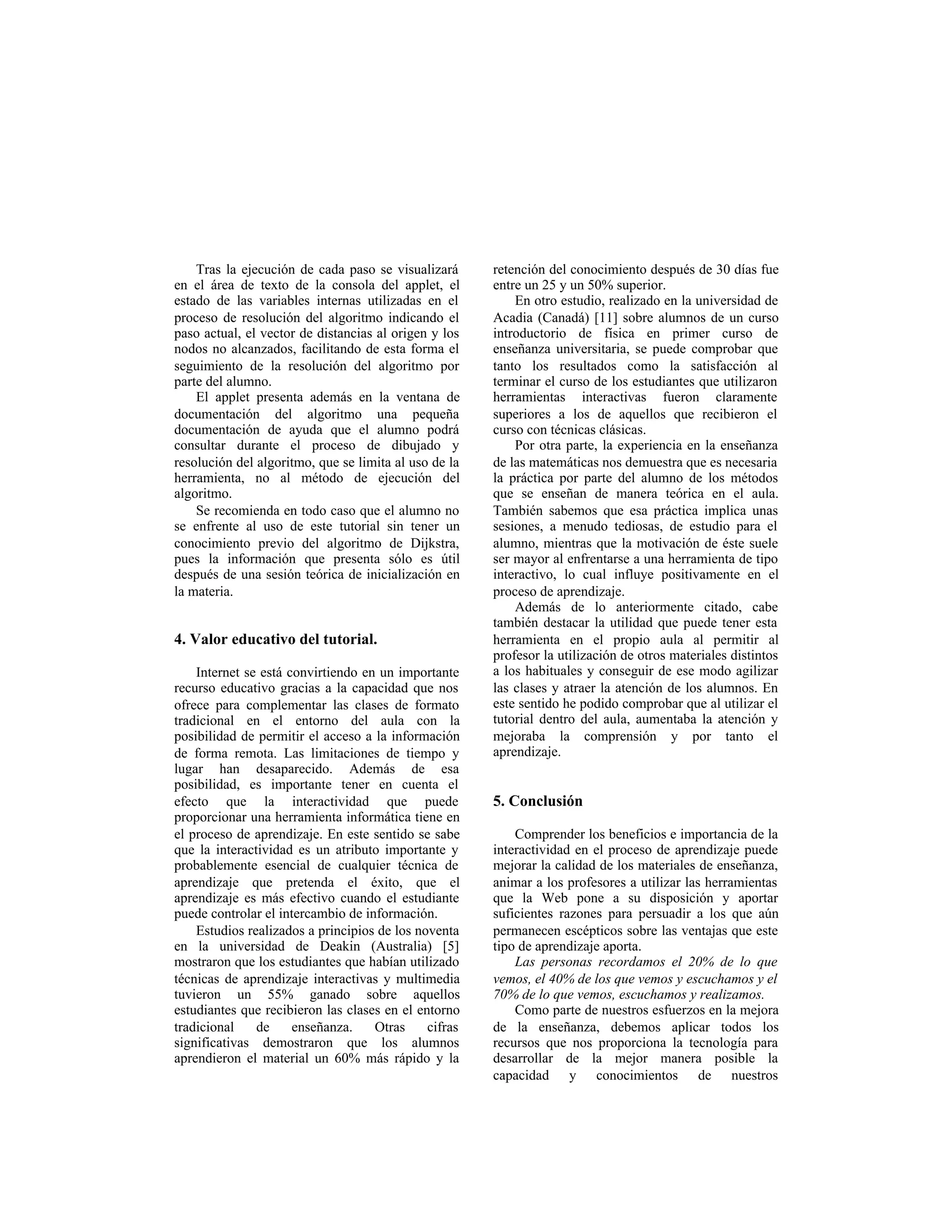 Algoritmo de dijkstra tutorial interactivo | PDF