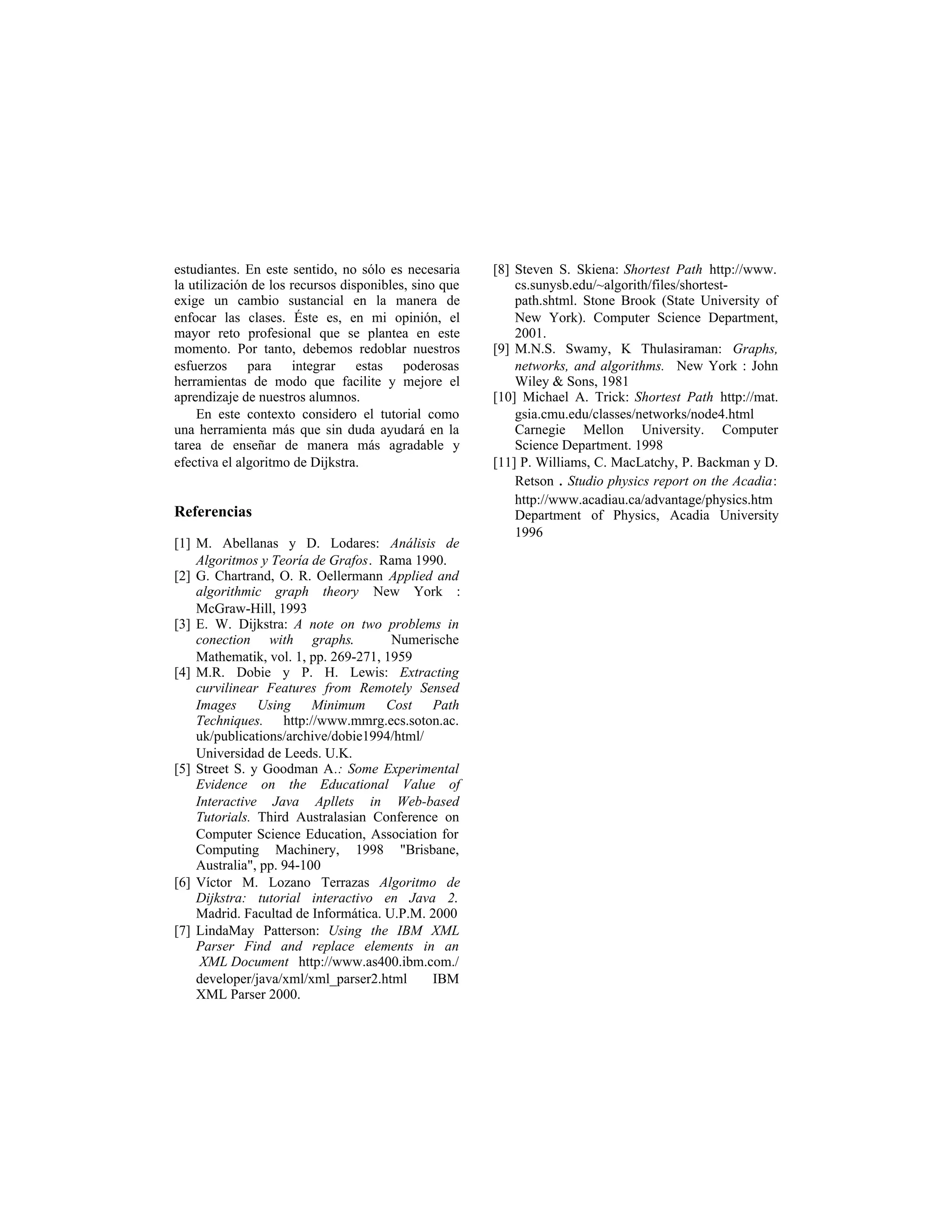 Algoritmo de dijkstra tutorial interactivo | PDF
