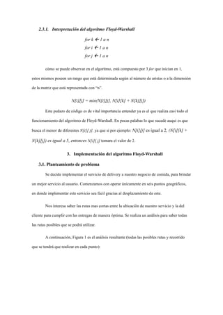 Algoritmo de Floyd-Warshall | PDF