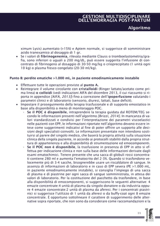 Algoritmo emorragia post partum 2014 | PDF