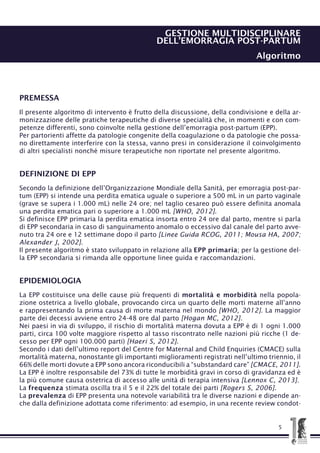 Algoritmo emorragia post partum 2014 | PDF