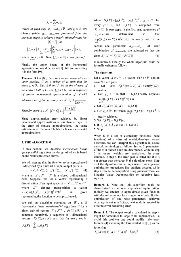 AN INCREMENTAL LEARNING ALGORITHM | PDF