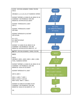 pseudocodigos y diagramas de flujo | DOCX