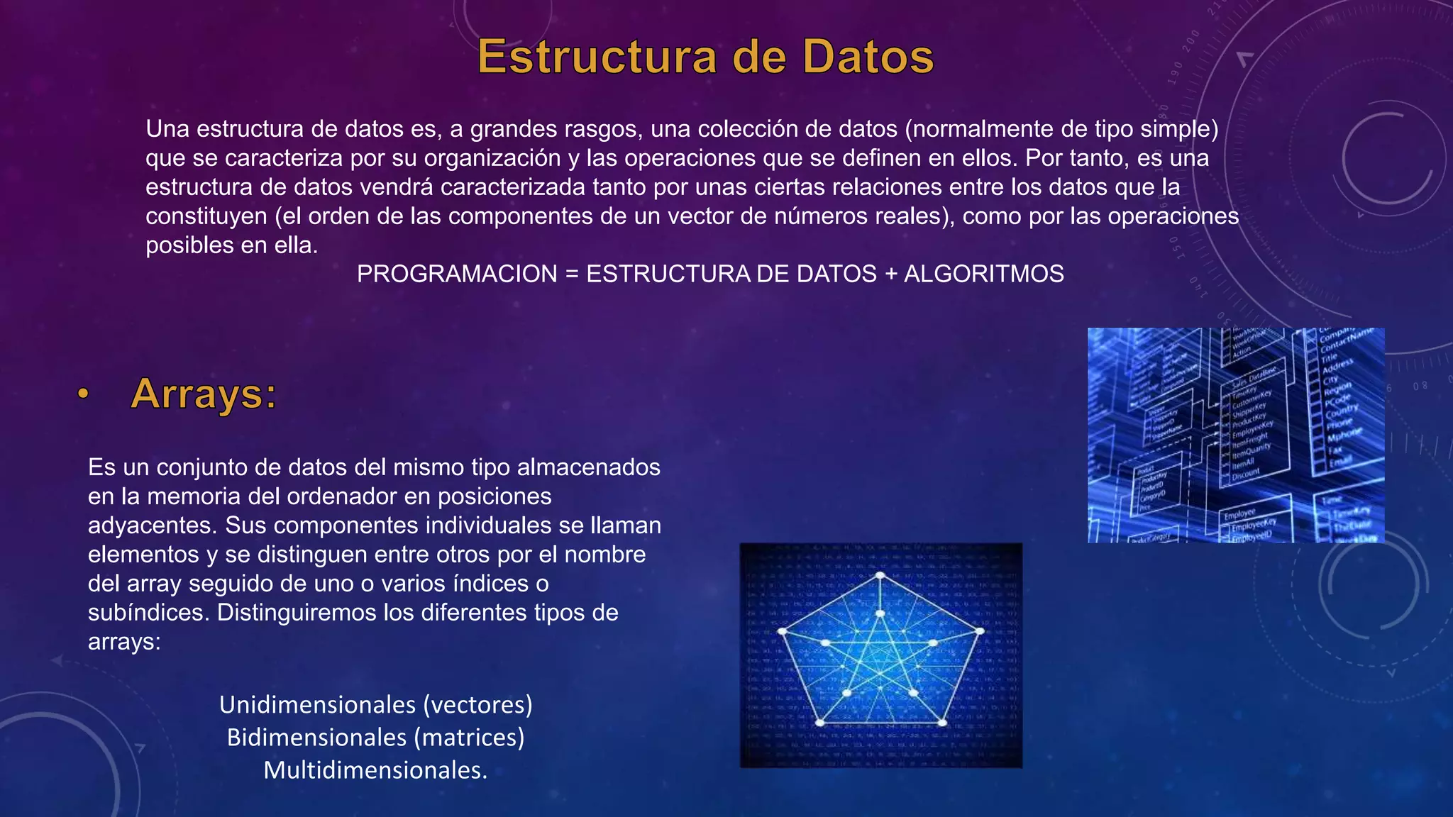 Algoritmos y Estructuras de Datos | PPTX | Programming Languages ...