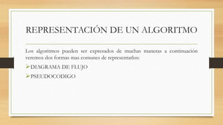 Algoritmos clase 10 | PPT
