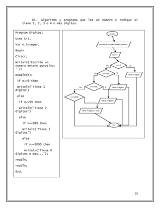 Algoritmos if y case | DOCX
