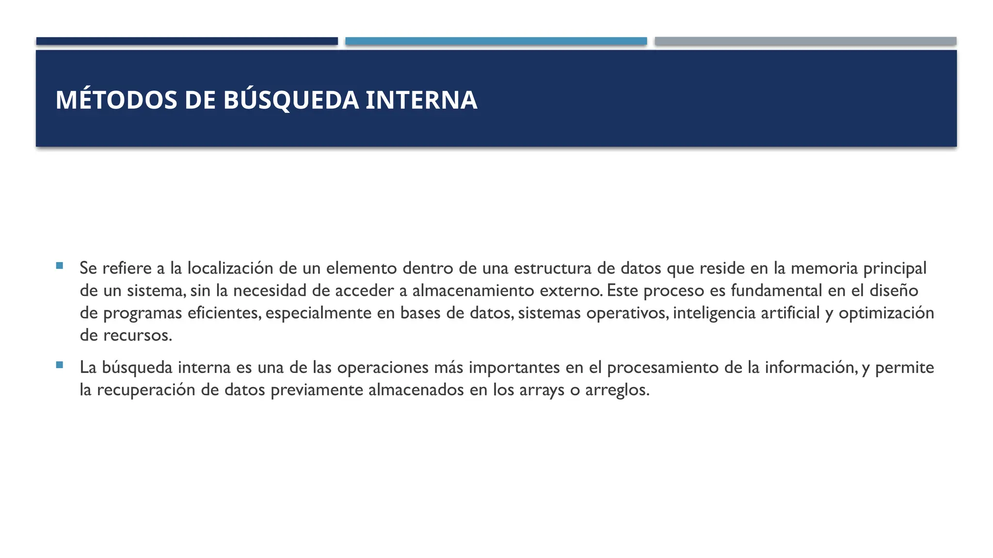 Algoritmos para Ordenación, Búsqueda e Intercalación internas.pptx