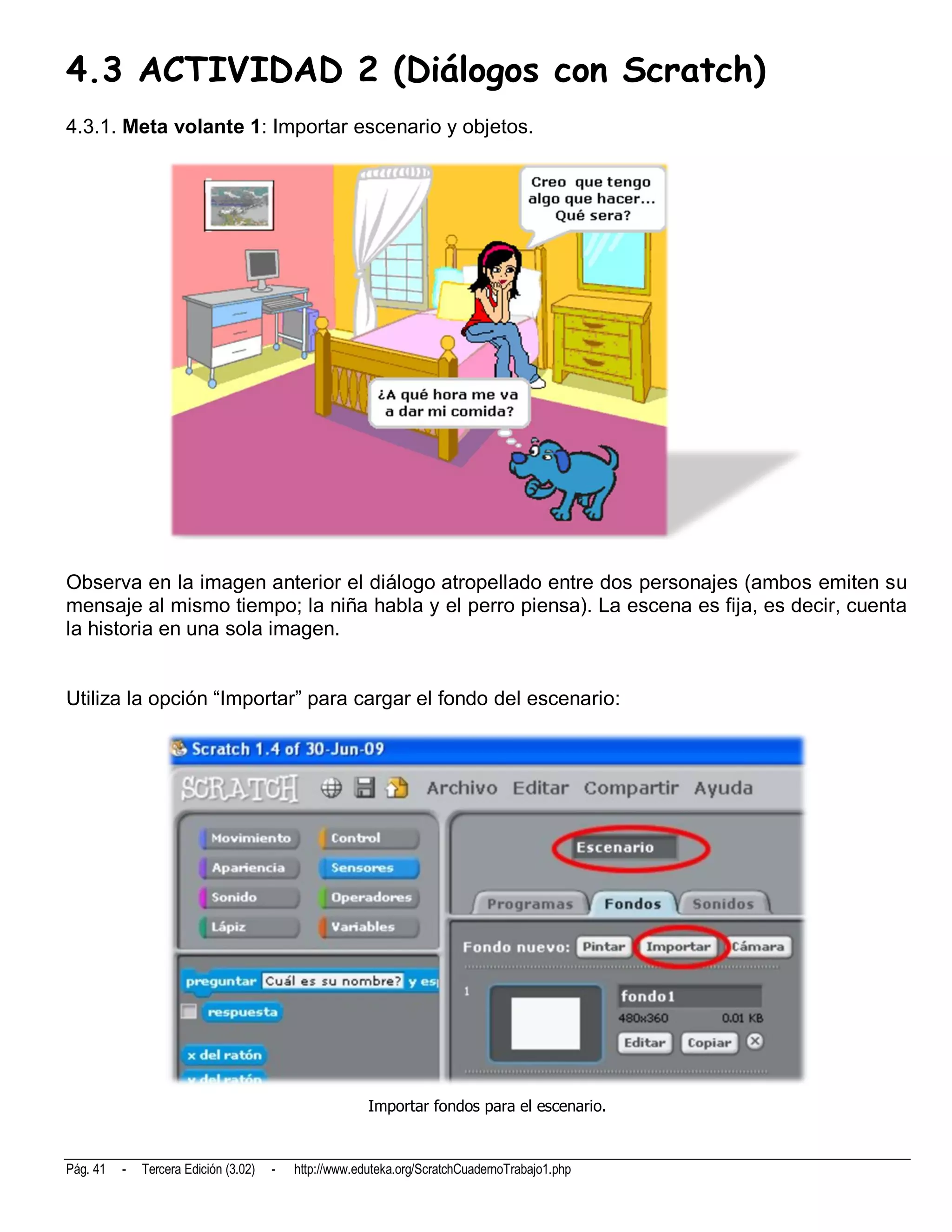 Cuaderno de trabajo Algoritmos programacion en Scratch | PDF