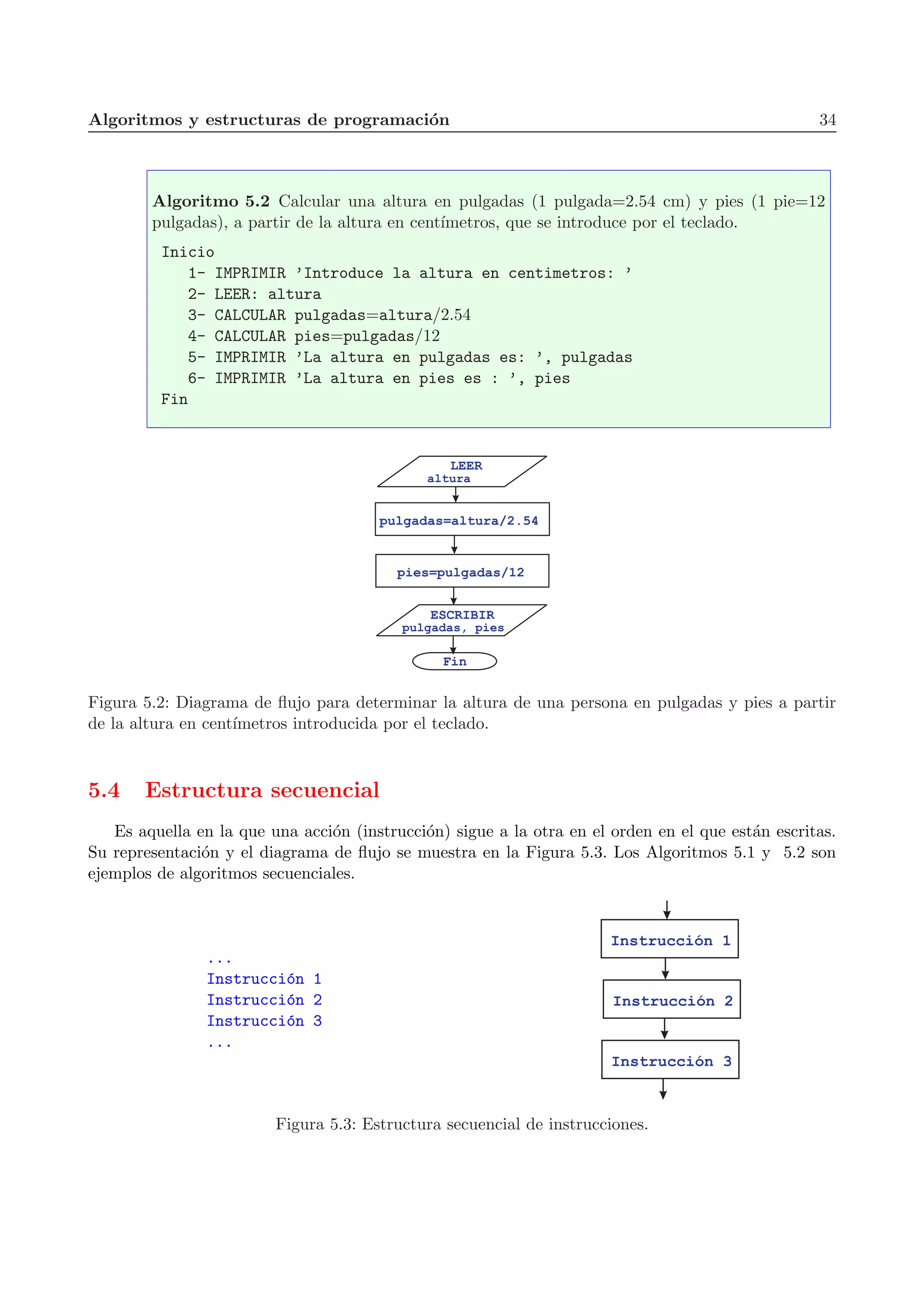 Algoritmos y estructuras de programacion | PDF