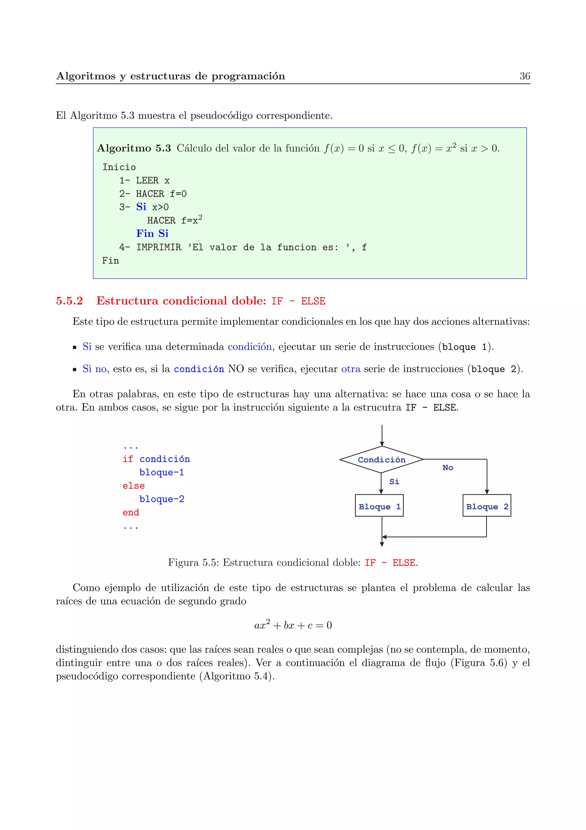 Algoritmos y estructuras de programacion | PDF