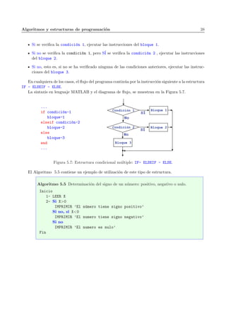 Algoritmos y estructuras de programacion | PDF