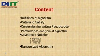 Algorothm, | PPT