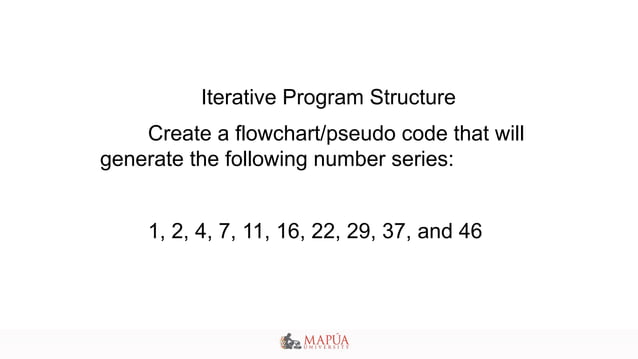 Iterative/Repetition Programming Structures | PPT