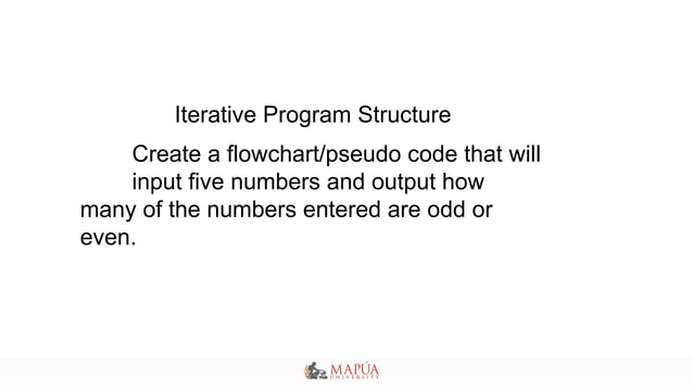 Iterative/Repetition Programming Structures | PPT