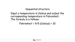 Sequential Flowchart and Pseudocode Design | PPT