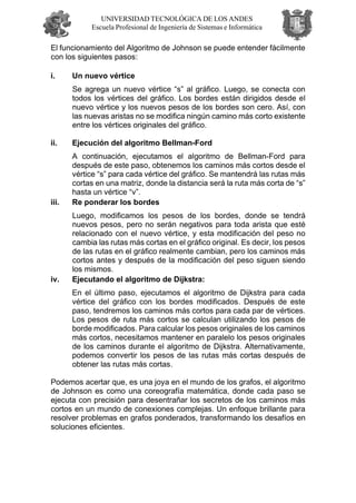 Algoritmos de Johnson en Python | PDF