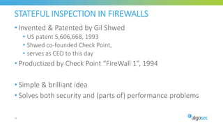 25 years of firewalls and network filtering - From antiquity to the ...