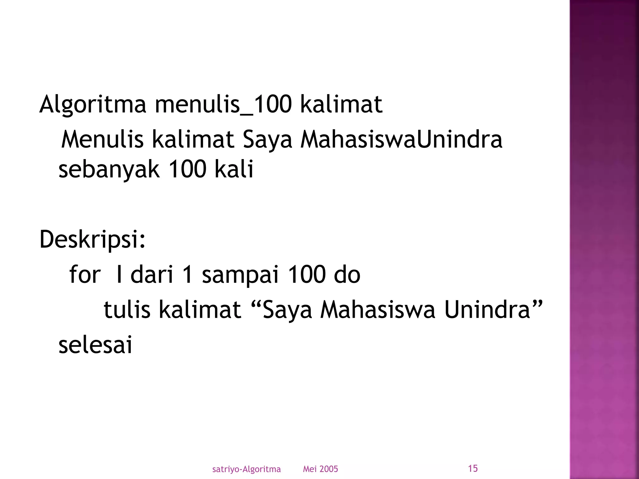 Algo temu 4 struktur dasar algoritma | PPTX