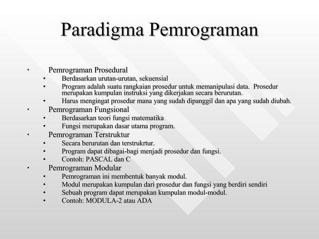 Algoritma Pemrograman | PPT