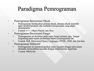 Algoritma Pemrograman | PPT