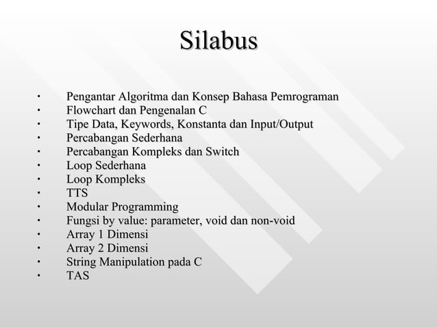 Algoritma Pemrograman | PPT