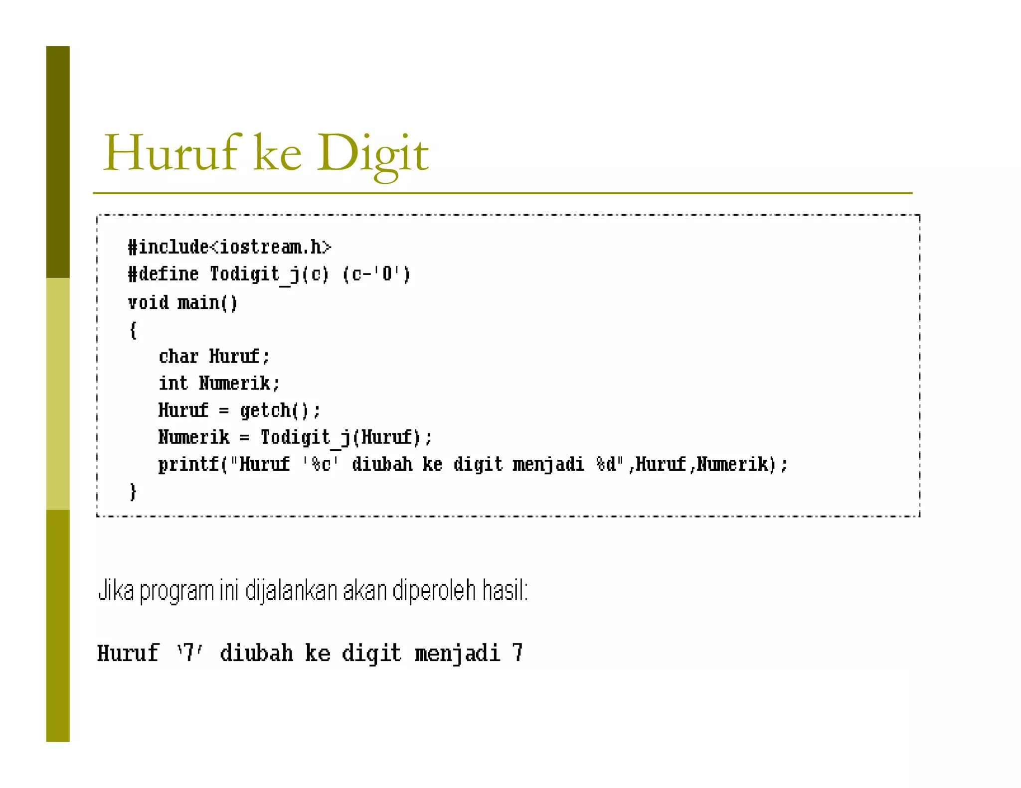 Pemrograman #11 | PDF