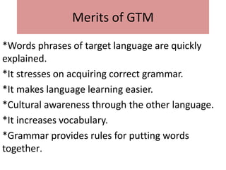 GTM method | PPTX
