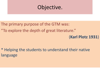 GTM method | PPTX