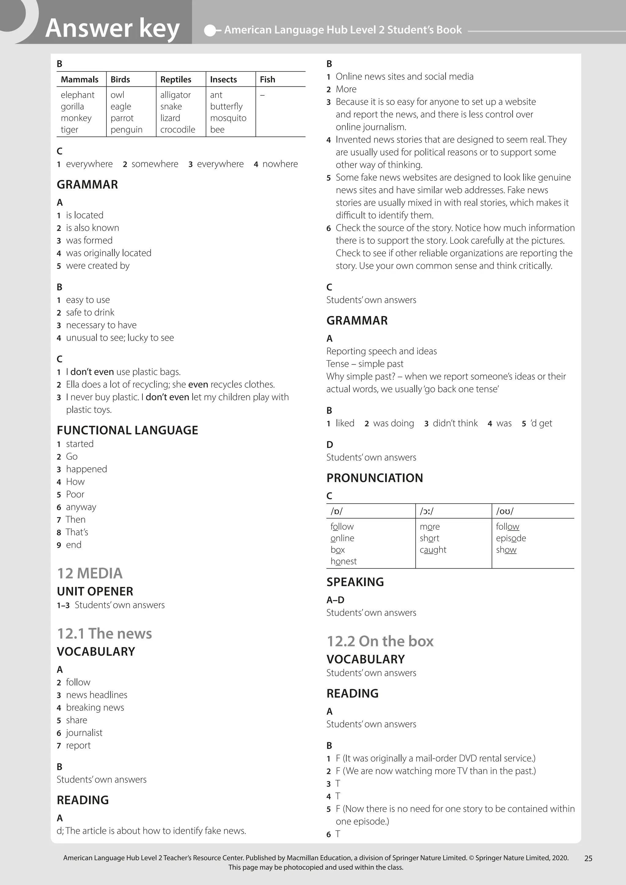 AMERICAN LANGUAGE HUB_Level2_Student'sBook_Answerkey.pdf