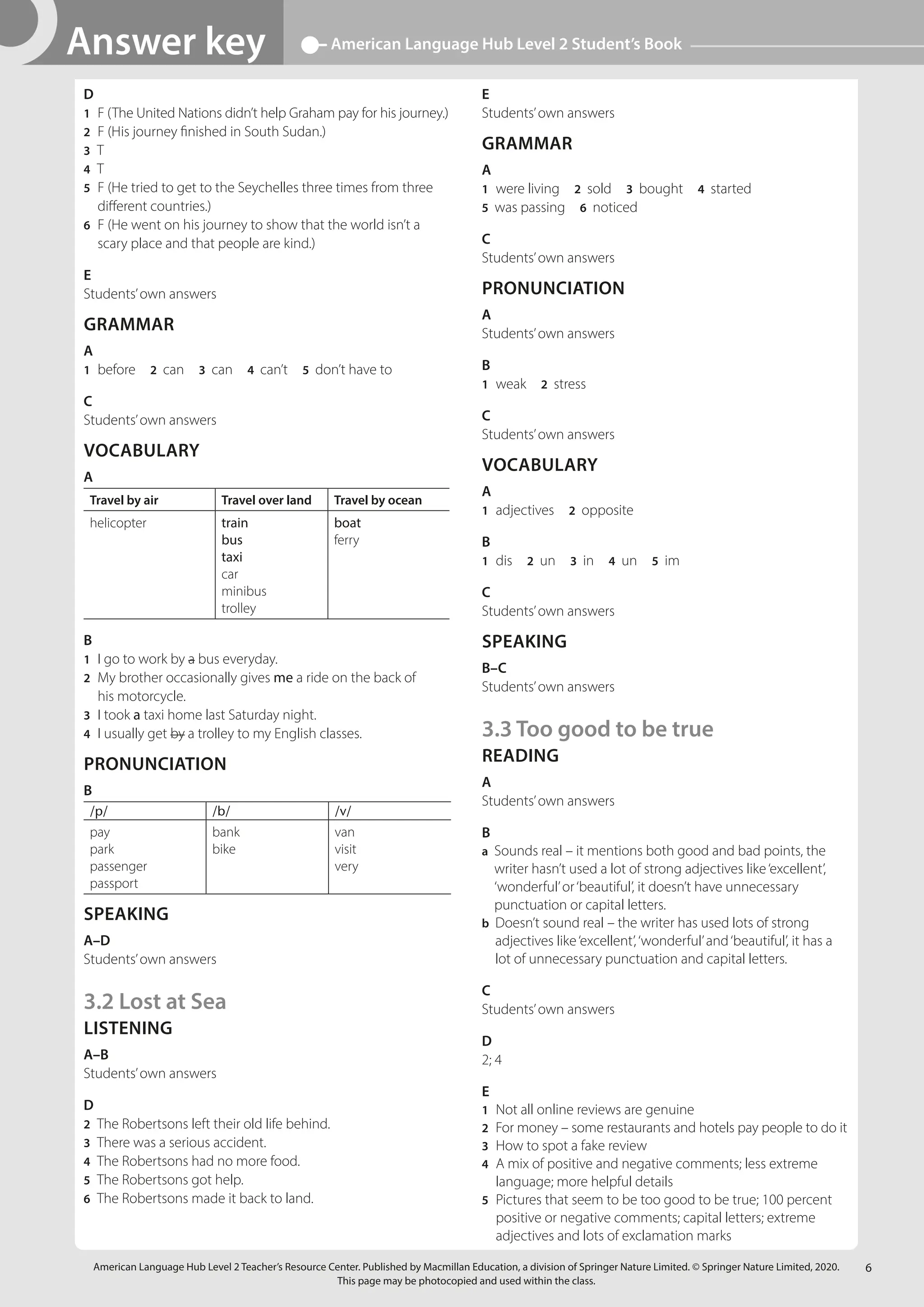 AMERICAN LANGUAGE HUB_Level2_Student'sBook_Answerkey.pdf