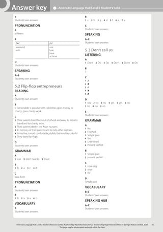 AMERICAN LANGUAGE HUB_Level2_Student'sBook_Answerkey.pdf