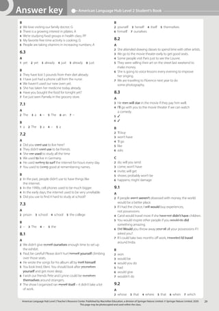 AMERICAN LANGUAGE HUB_Level2_Student'sBook_Answerkey.pdf