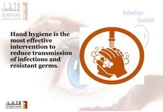 Al hokama eye specialist center hand hygiene saves lives | PPTX