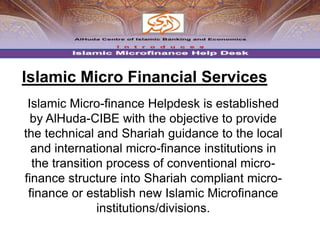 Al huda islamic microfinance services | PPTX | Business Accounting & Finance | Business