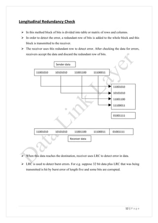 Report on data link layer | PDF