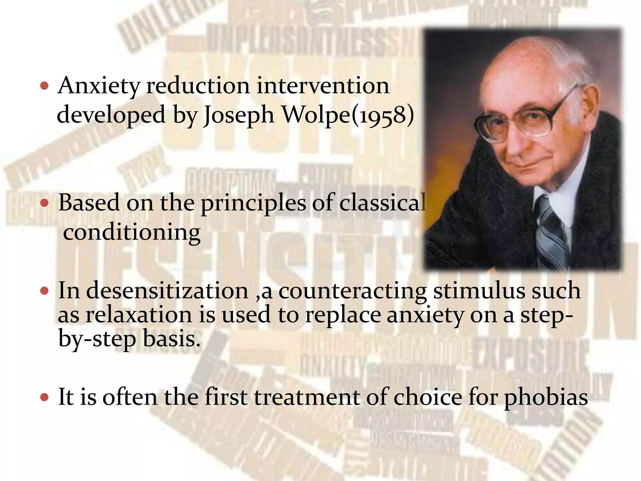SYSTEMATIC DESENSITIZATION | PPTX