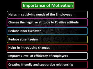 Theories of Motivation in Organizational Behavior | PPTX