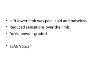 Acute limb ischemia | PPT