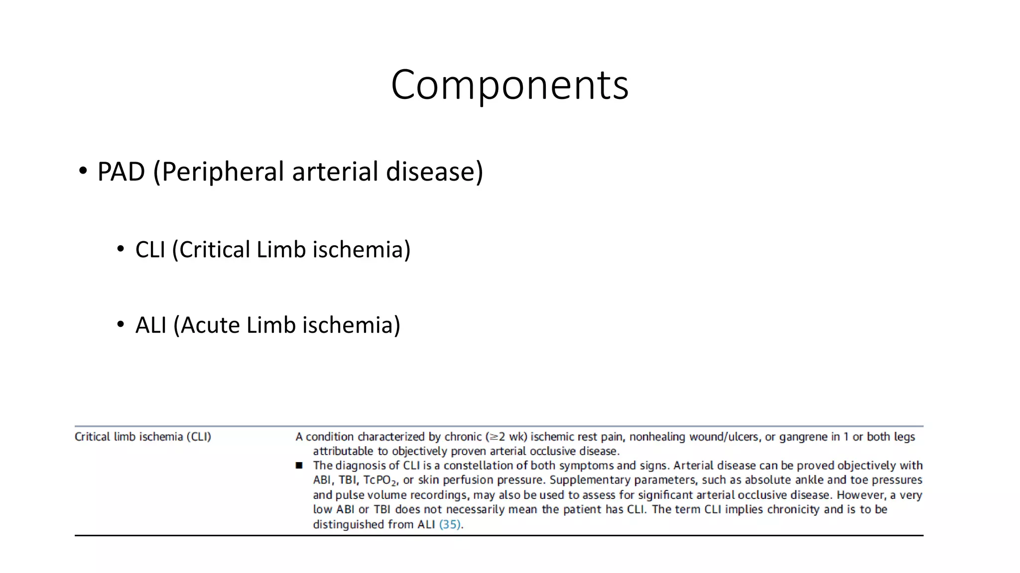 2016 AHA/ACC Lower Extremity Peripheral Arterial Disease (PAD ...