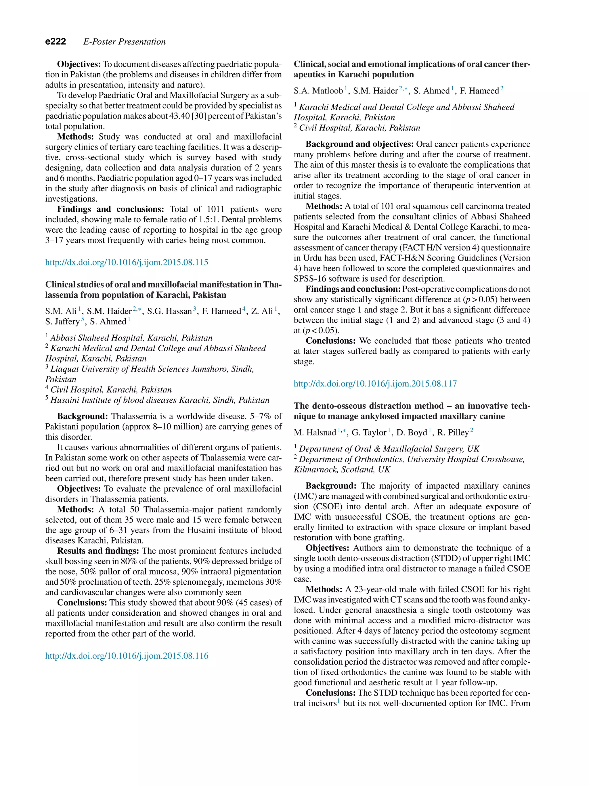 ijoms published, Research Gate | PDF